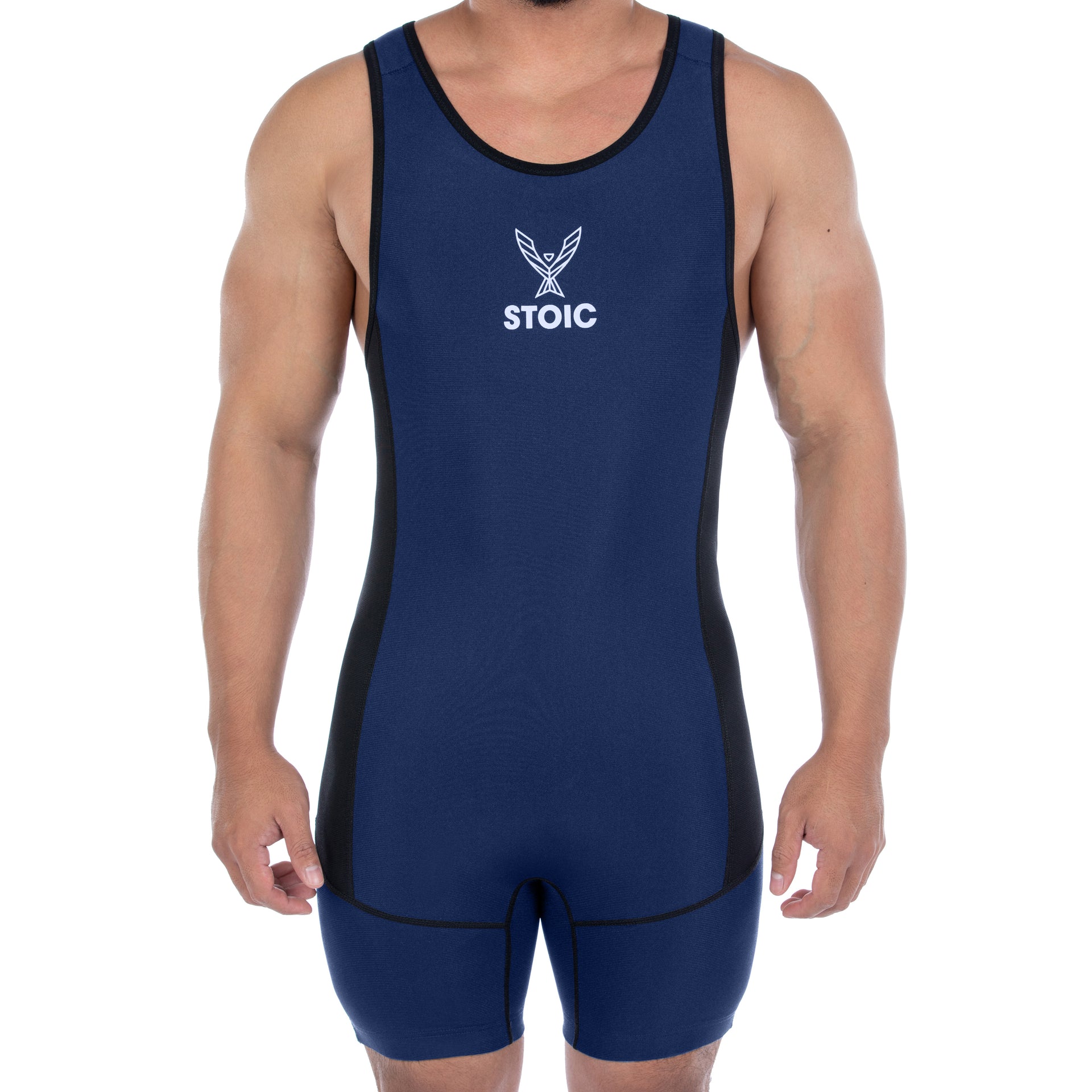 Stoic Singlet - Navy – Stoic Performance